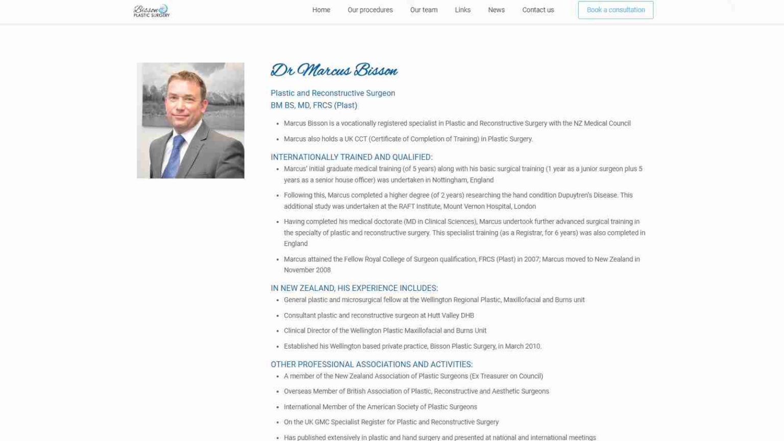 The Best Plastic Surgeon in Wellington - 2025